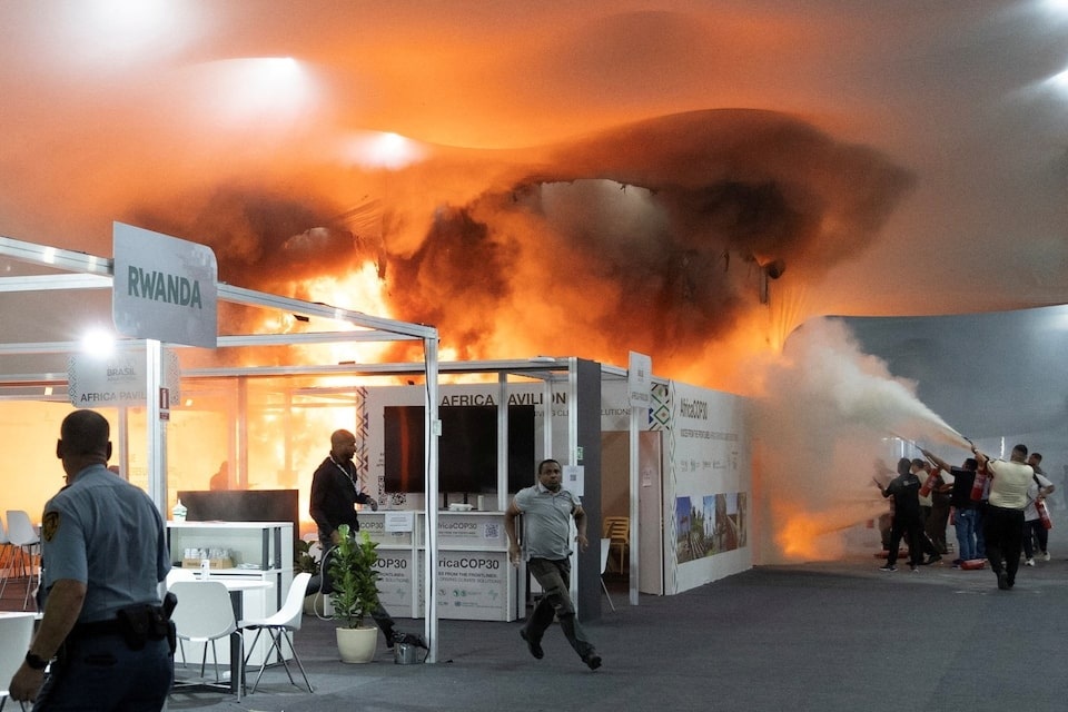 Fire Disrupts COP30 Climate Talks as UN Chief Calls for Flexible Deal ...